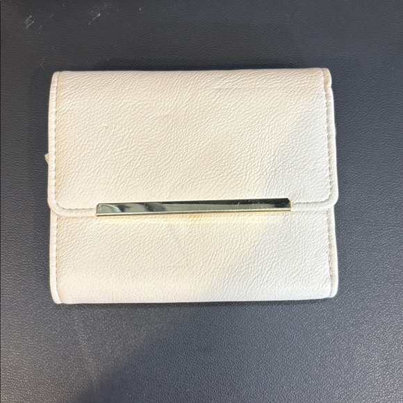 Bags | White Wallet With Safe Lock | Poshmark